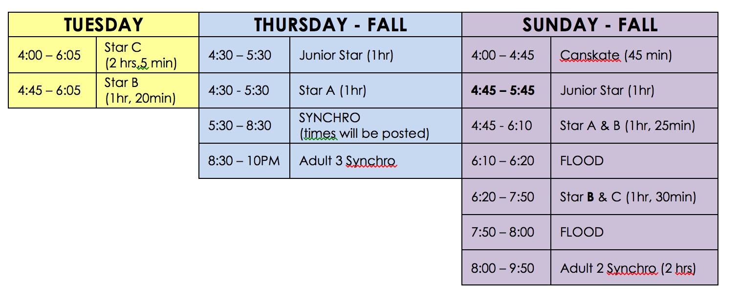 Ice Times - Fall, Winter, Spring :: Tavistock & District Skating Club ...
